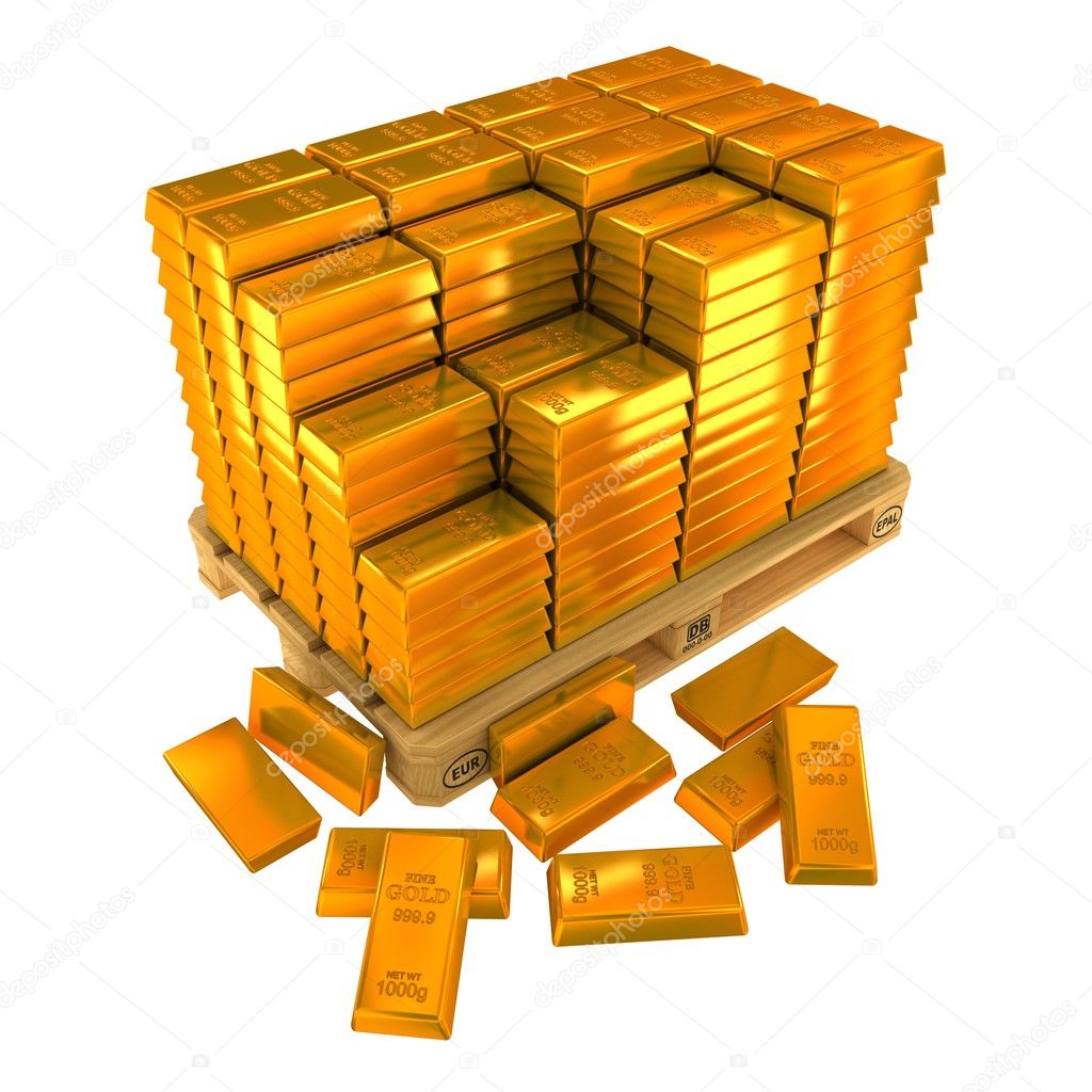 Gold bars — Stock Photo © tashatuvango #7619667