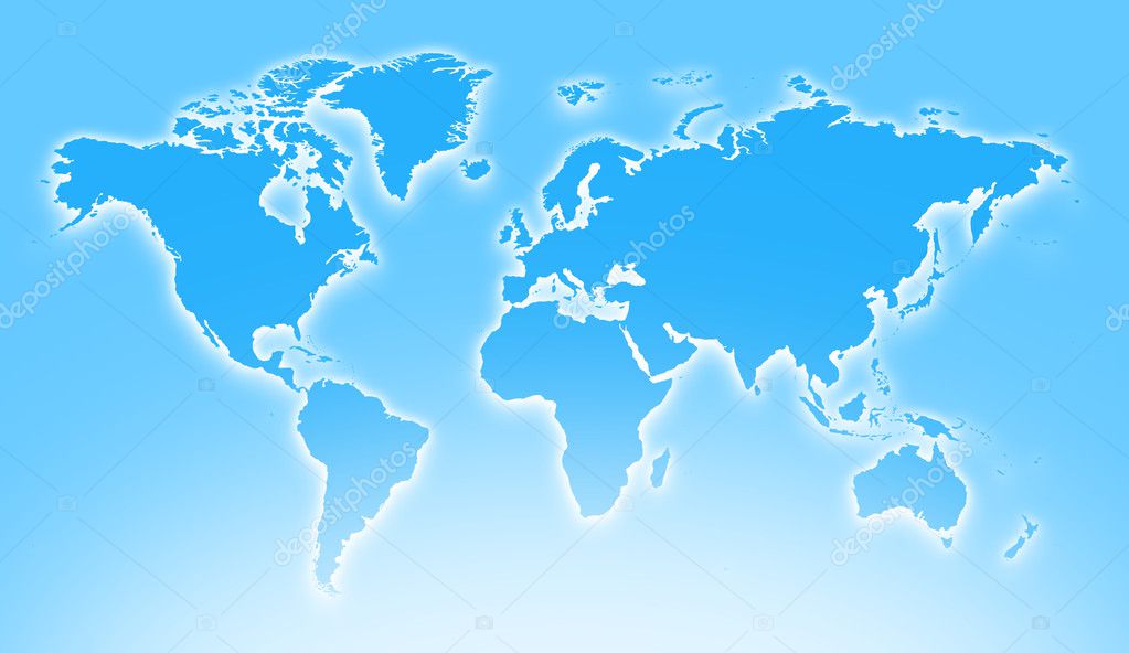 Mapa mundial — Foto de stock #7412267 © scorpion26