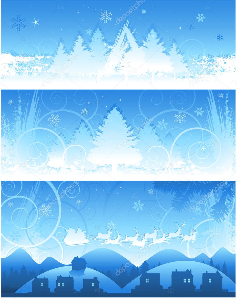 Fondo de invierno Vector de stock por ©hugolacasse 6777528
