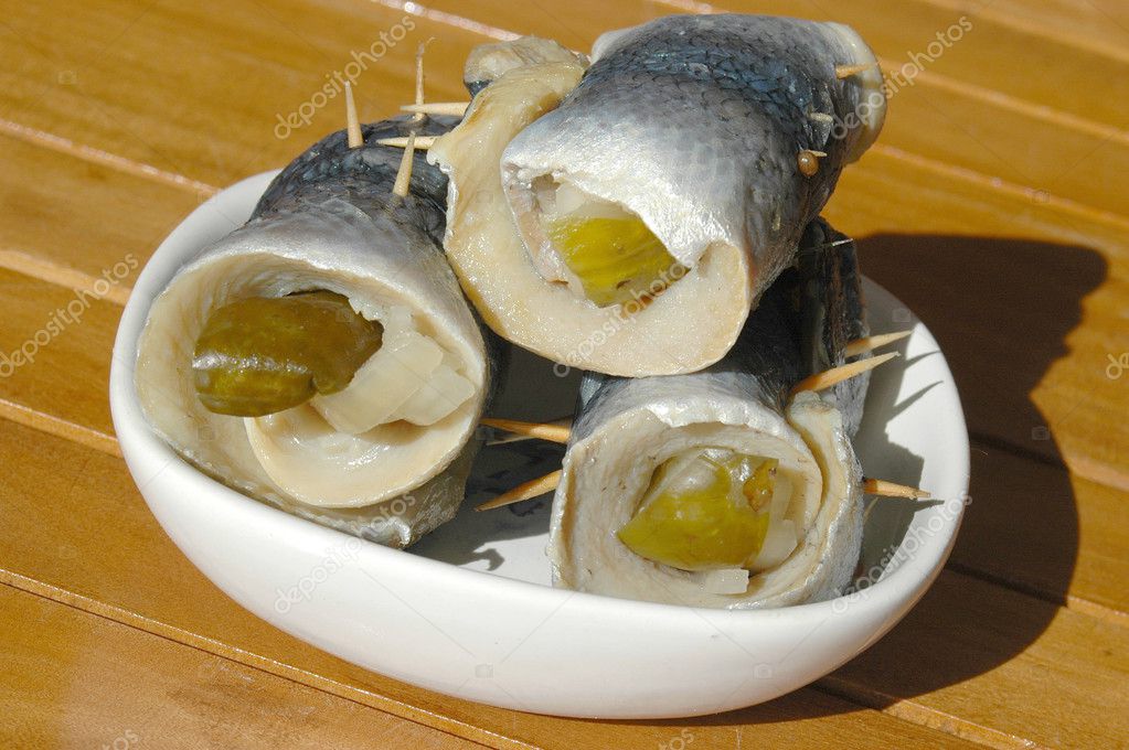German Rollmops seafood — Stock Photo #7109977