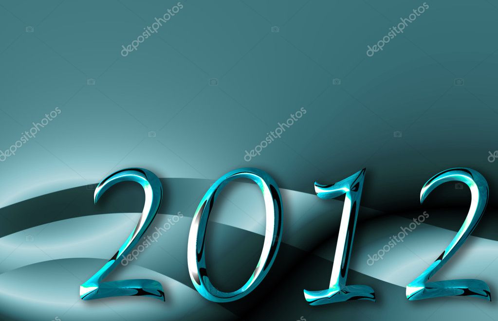 Happy New Year 2012 background, with copyspace — Stock Photo © Risia ...
