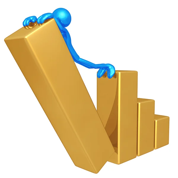 Teamwork Raising The Bar Graph Stock Photo by ©LuMaxArt 12296362