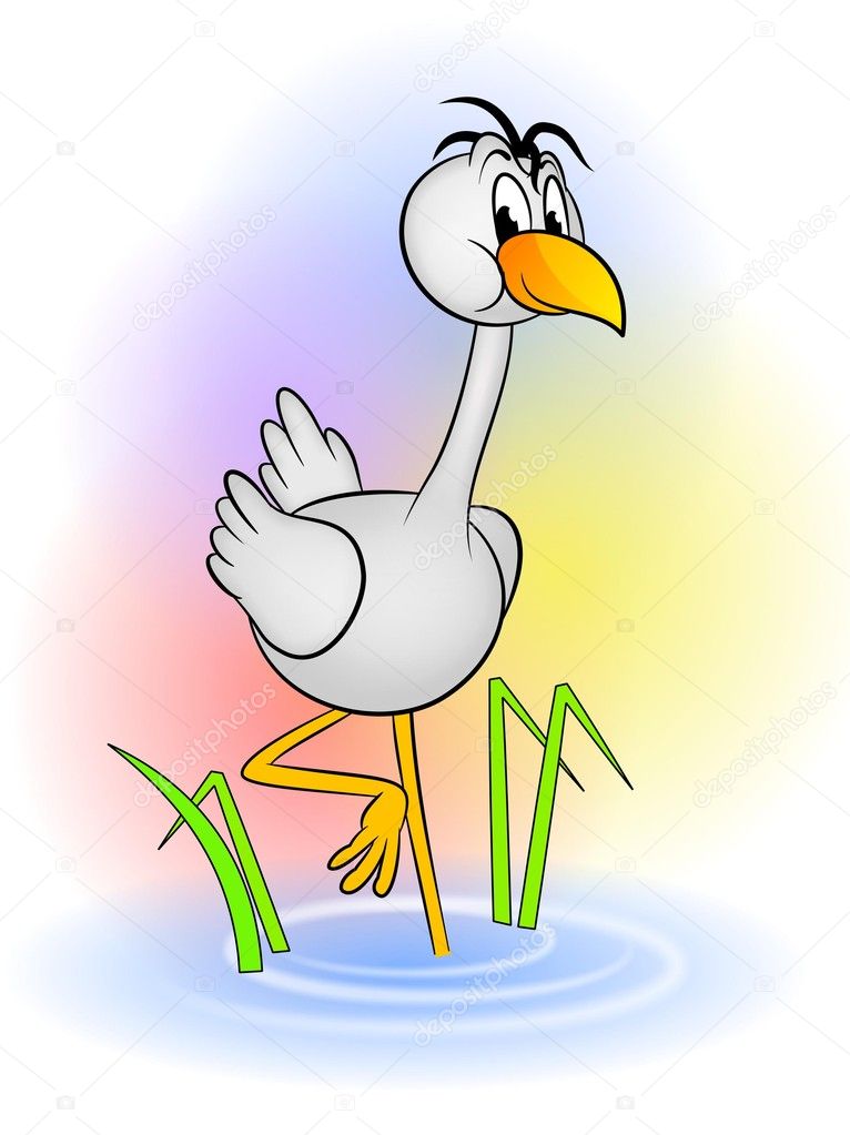 Crane cartoon Stock Photo by ©snehitdesign 7825012