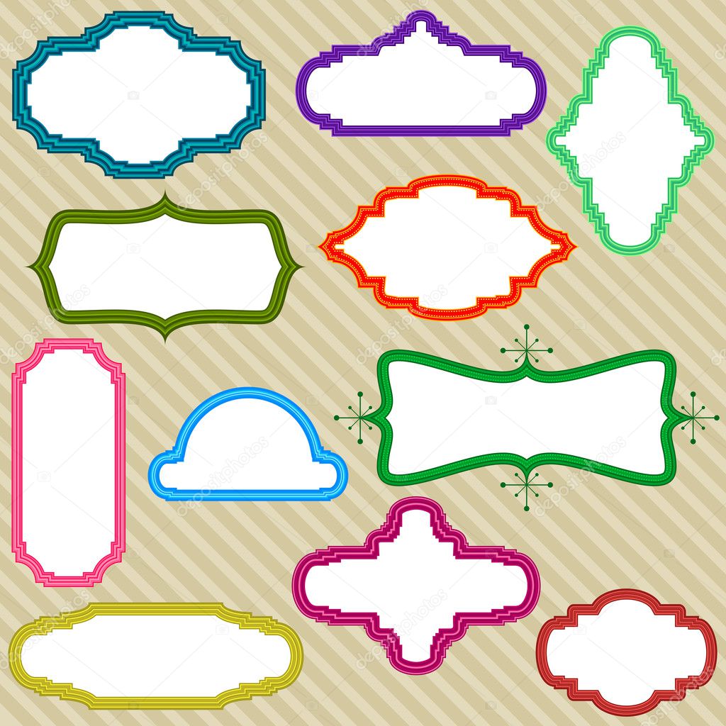 Frames_color Stock Vector Image by ©wingedcats #7479782