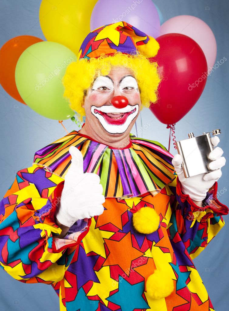Tipsy the Drunken Clown Stock Photo by ©lisafx 6802473