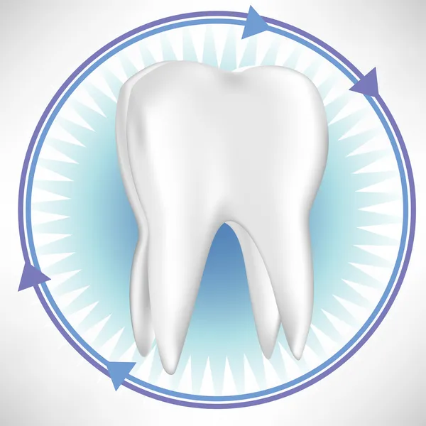 Tooth with protection arrows - Stock Image - Everypixel