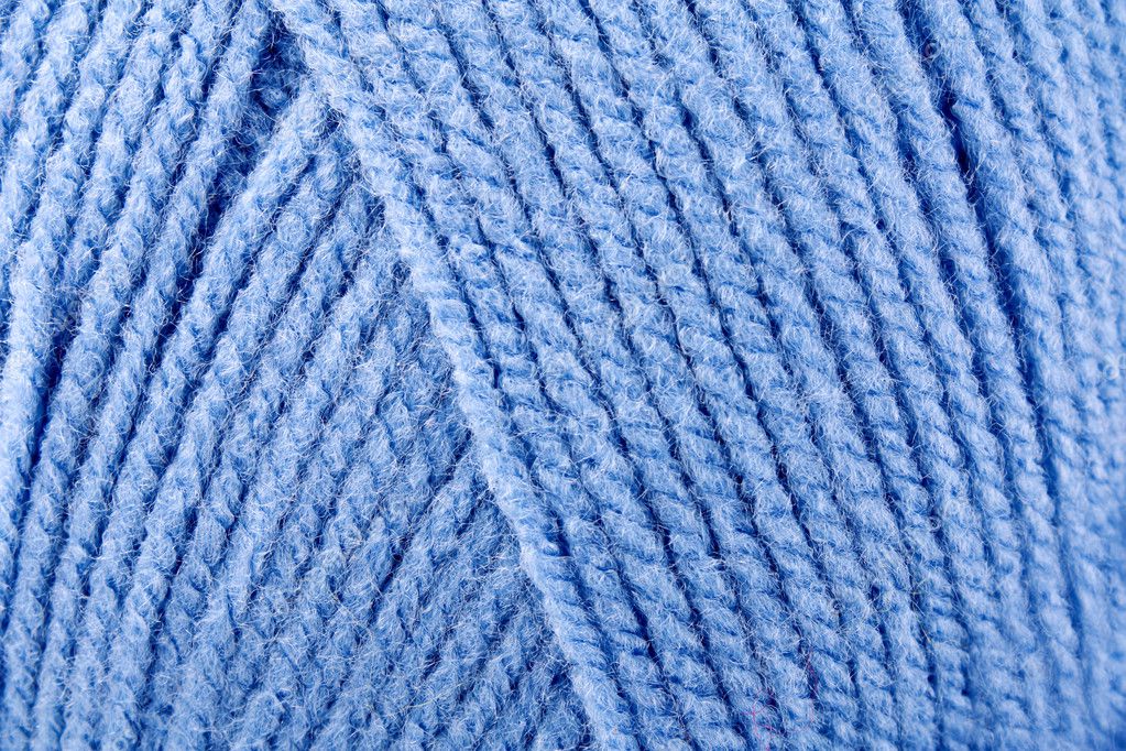 Blue wool background — Stock Photo © belchonock #6784062