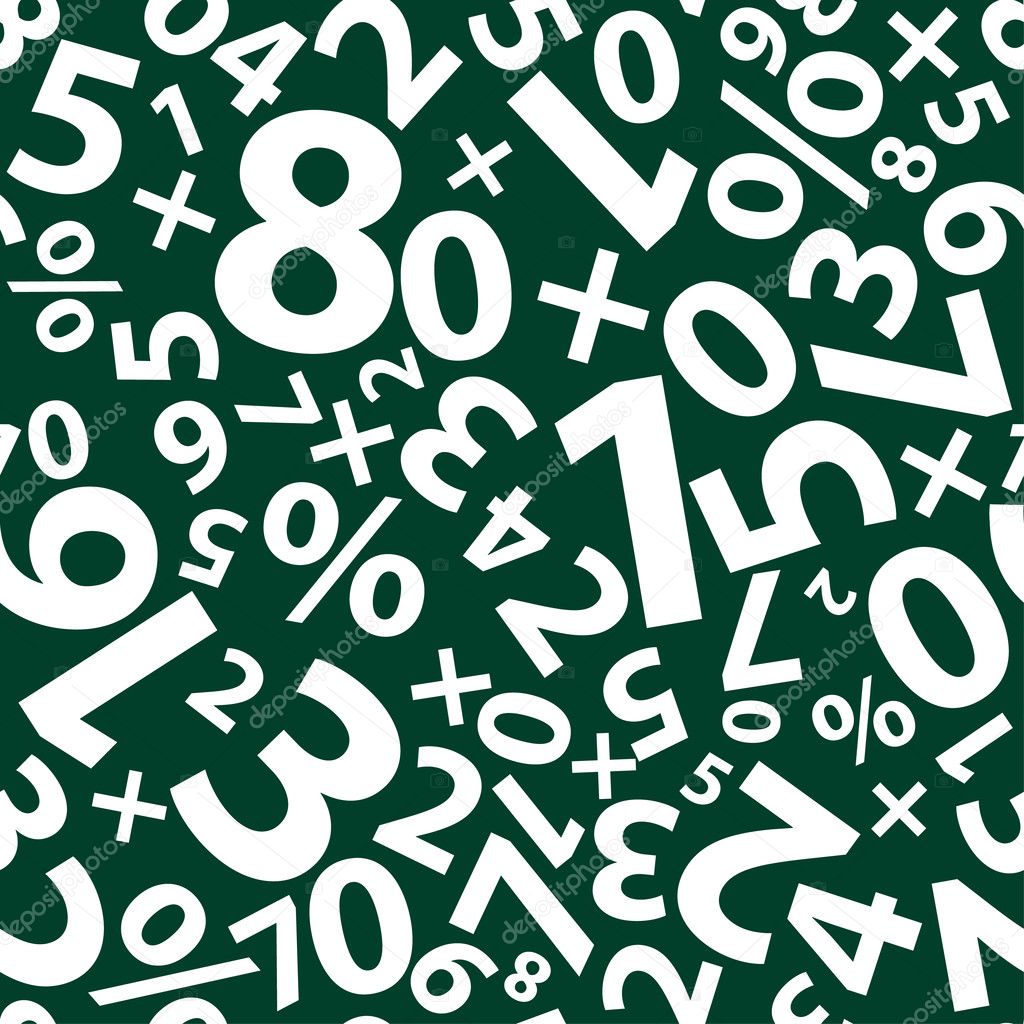 Seamless number background Stock Vector Image by ©TAlexey #7078224