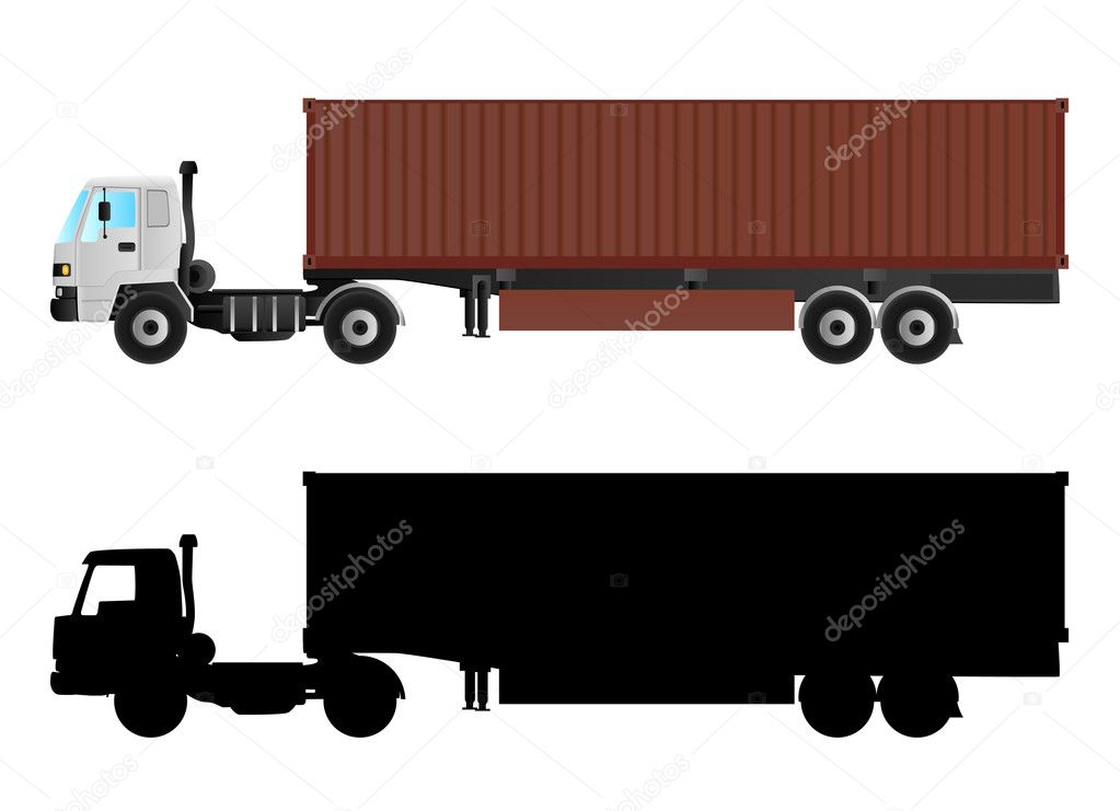 Vector de camión Vector de stock #7219184 de ©bogalo