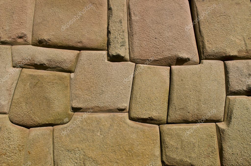 Vector: piedra inca | muro de piedra Inca — Foto de stock © kobbydagan ...