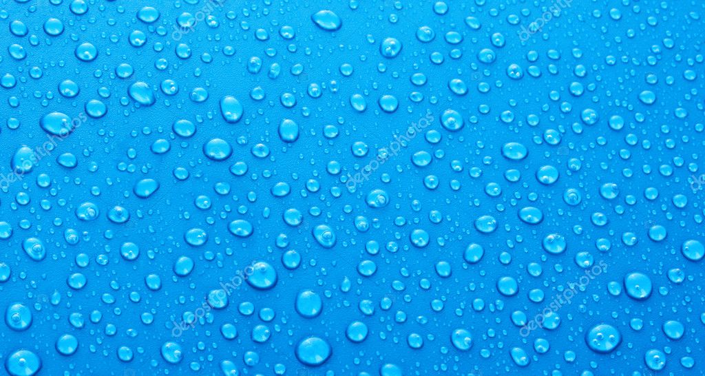Beautiful blue water drops background — Stock Photo © pukach2012 #7332859