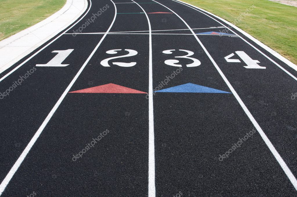 Lanes of a running track Stock Photo by ©33ft 6925321