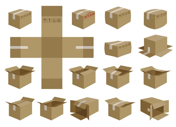 Shipping box Vector Art Stock Images | Depositphotos