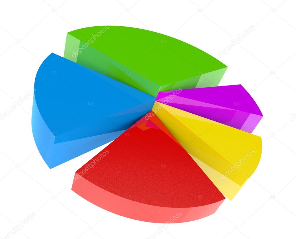 3D circular diagram icon Stock Photo by ©leszekglasner 7701348