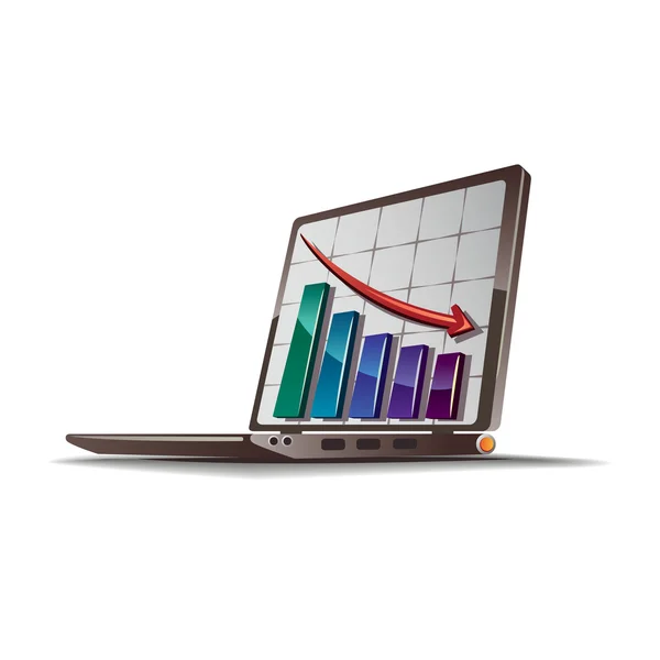 Falling charts Vector Art Stock Images | Depositphotos