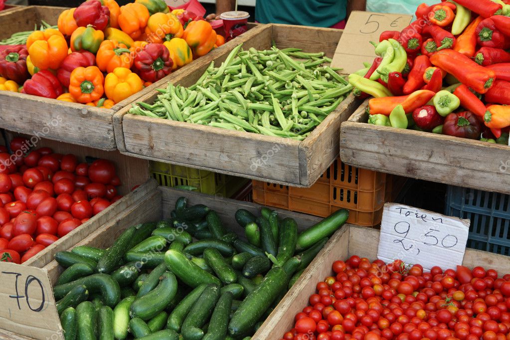 Greek market stall Stock Photo by ©Paul_Cowan 7055652