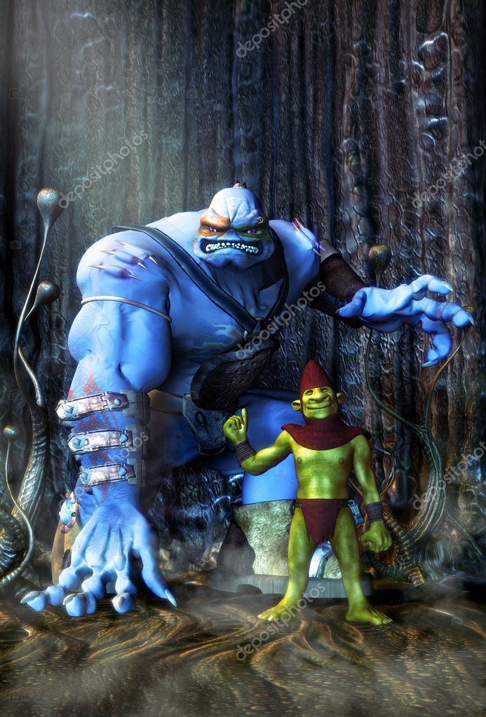 Troll and goblin — Stock Photo © innovari #7236761