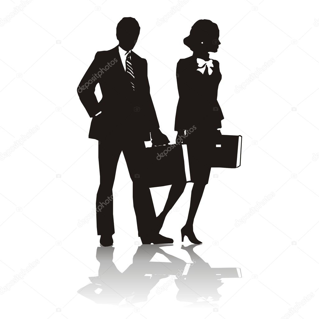 Business Silhouettes — Stock Photo © samumisi67 #7261421