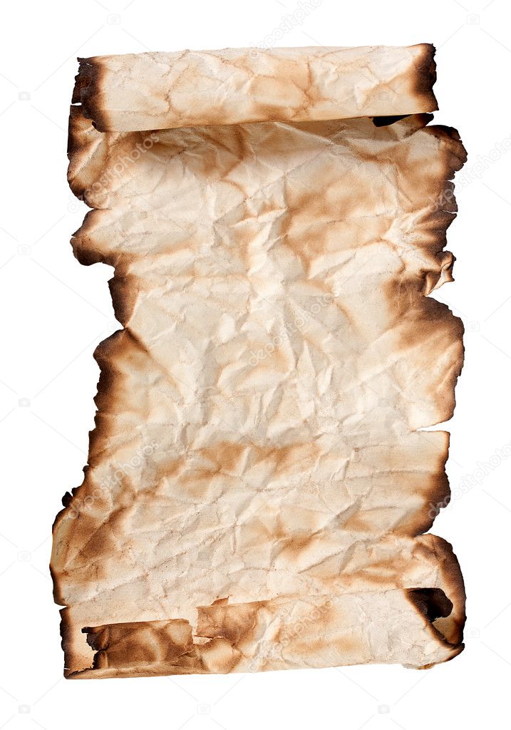 Old grunge scroll Stock Photo by ©denisovd 7447266