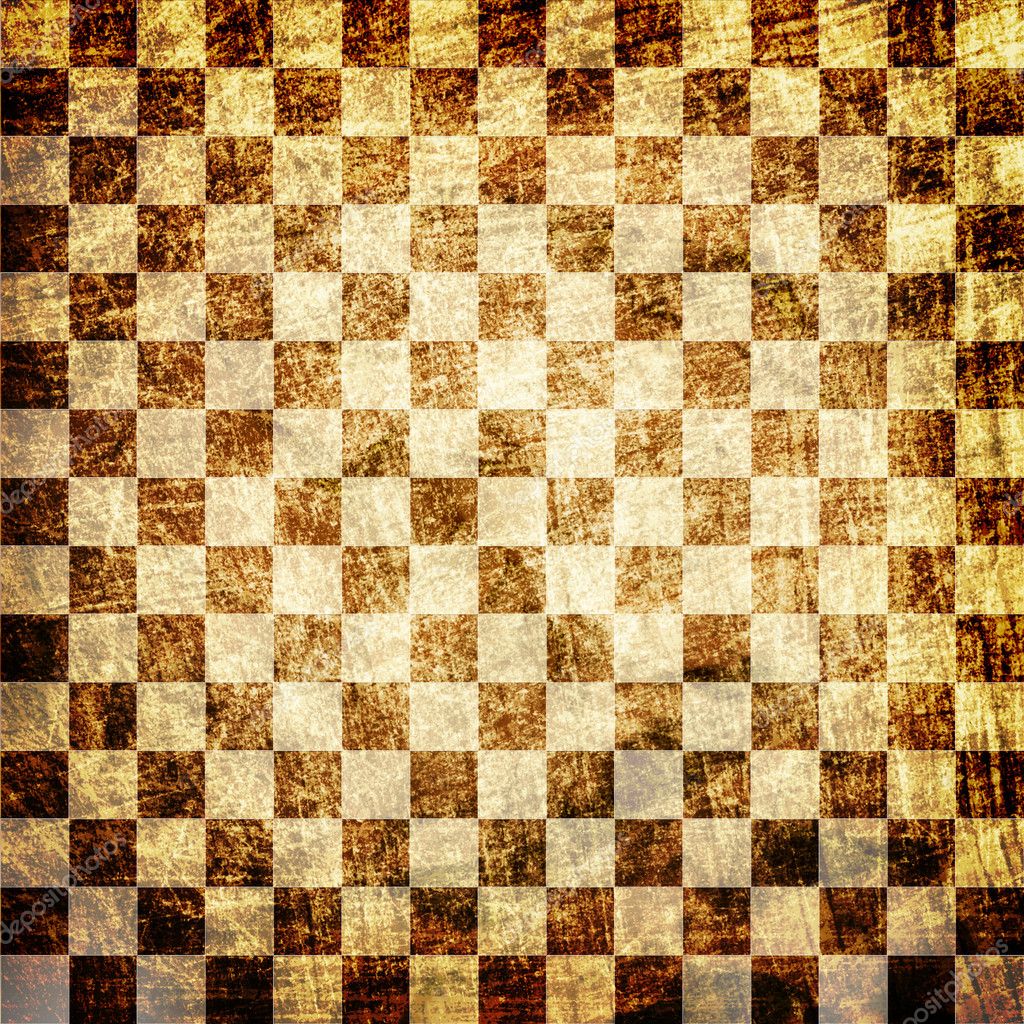 Grunge scratched chessboard background — Stock Photo © denisovd #7456558