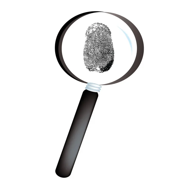 Finger print with magnifying glass — Stock Vector © nrey_ad #63634287 Finger print with magnifying glass — Stock Vector © nrey_ad #63634287