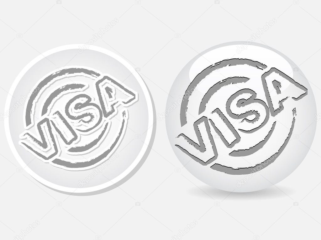 Visa stamps Stock Vector Image by ©marincas_andrei #7528010