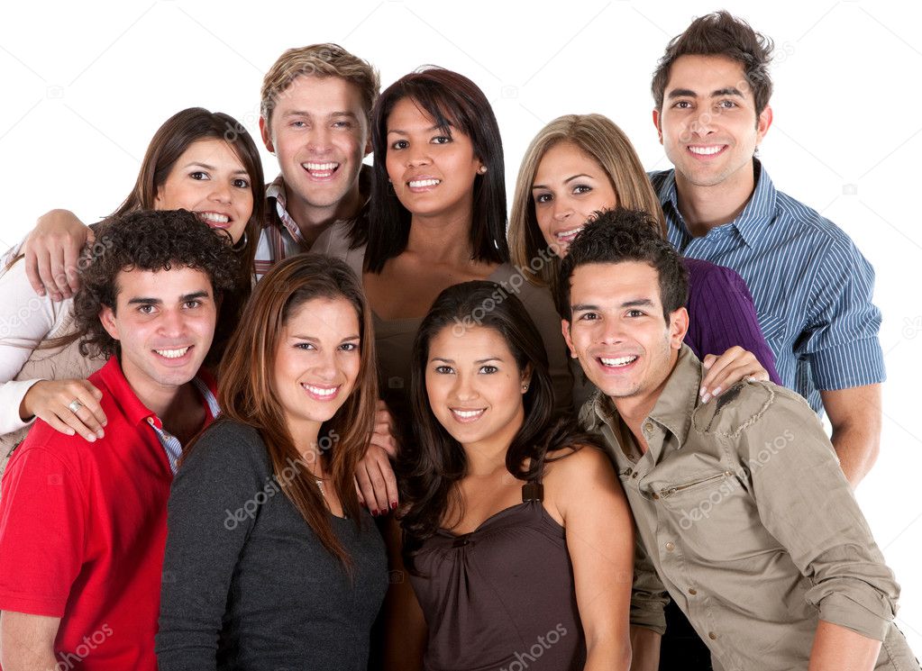 Group of friends — Stock Photo © andresr #7700848