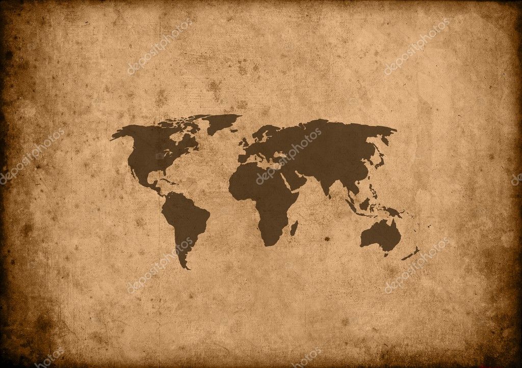 Papyrus world map Stock Photo by ©pixeldreams 7670424