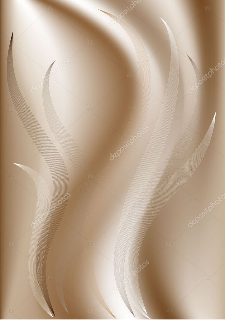 Light brown wavy background.Background. Wallpaper. — Stock Vector ...