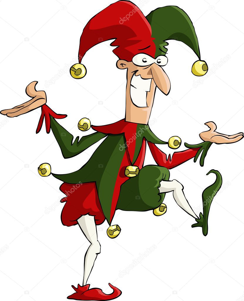 Jolly Joker — Stock Vector © dedMazay #7726955