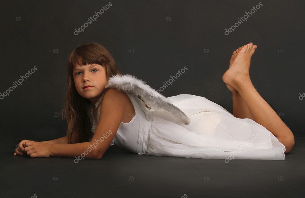 Lying angel ⬇ Stock Photo, Image by © potyomkina #7859552
