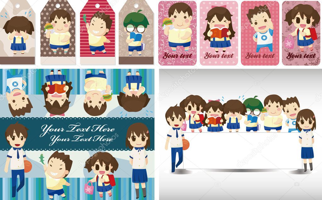 Student card Stock Vector Image by ©mocoo2003 #7847015