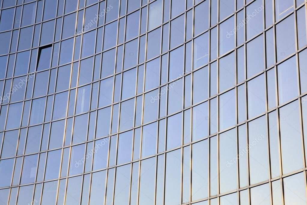 Curved glass facade — Stock Photo © ahavelaar #7887704