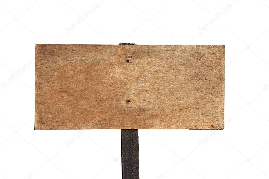 Blank Wooden Sign Stock Photo by ©trekandshoot 7958488